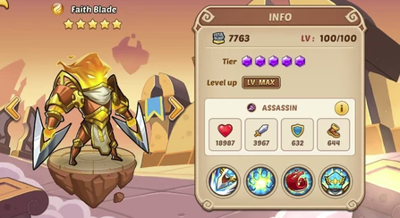 faith-blade-idle-heroes-5-stats | Tutorial Board